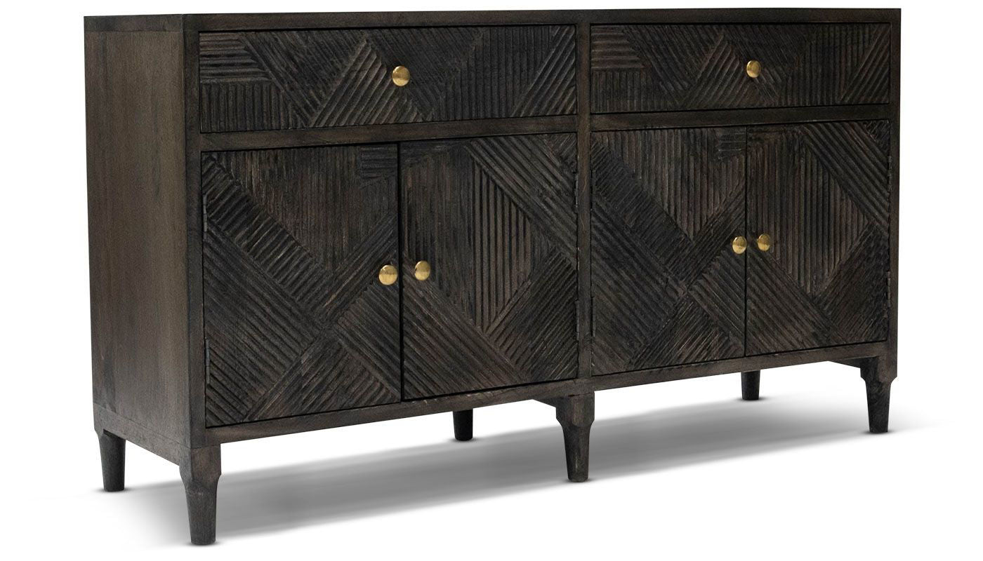 Greyson 2-Drawer & 4-Door Sideboard – Home Zone Furniture