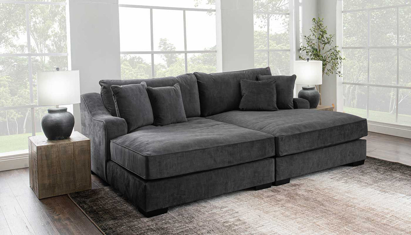 Spartan Double Chaise Lounge – Home Zone Furniture