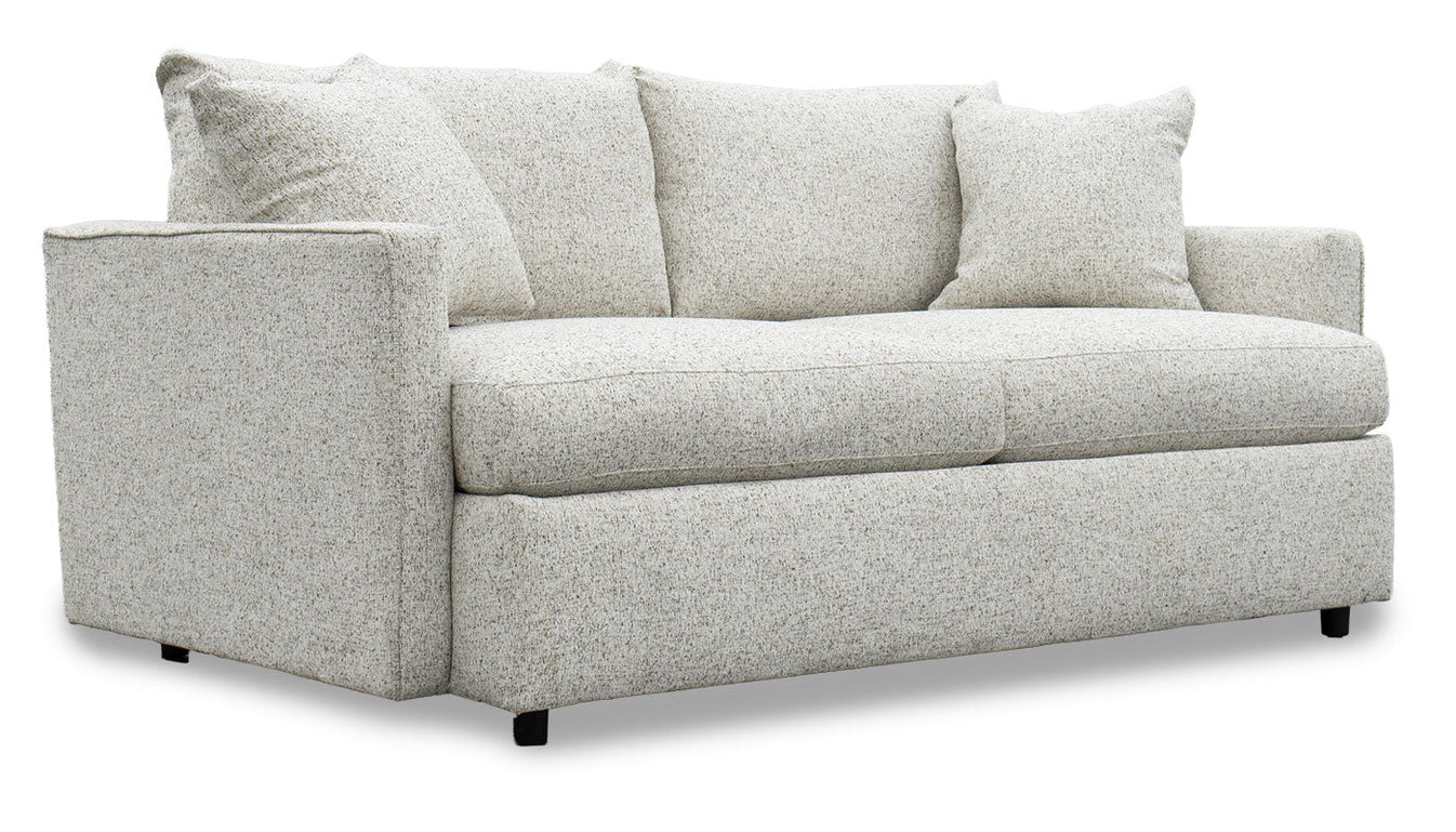 Bishop Aries Oatmeal Loveseat – Home Zone Furniture