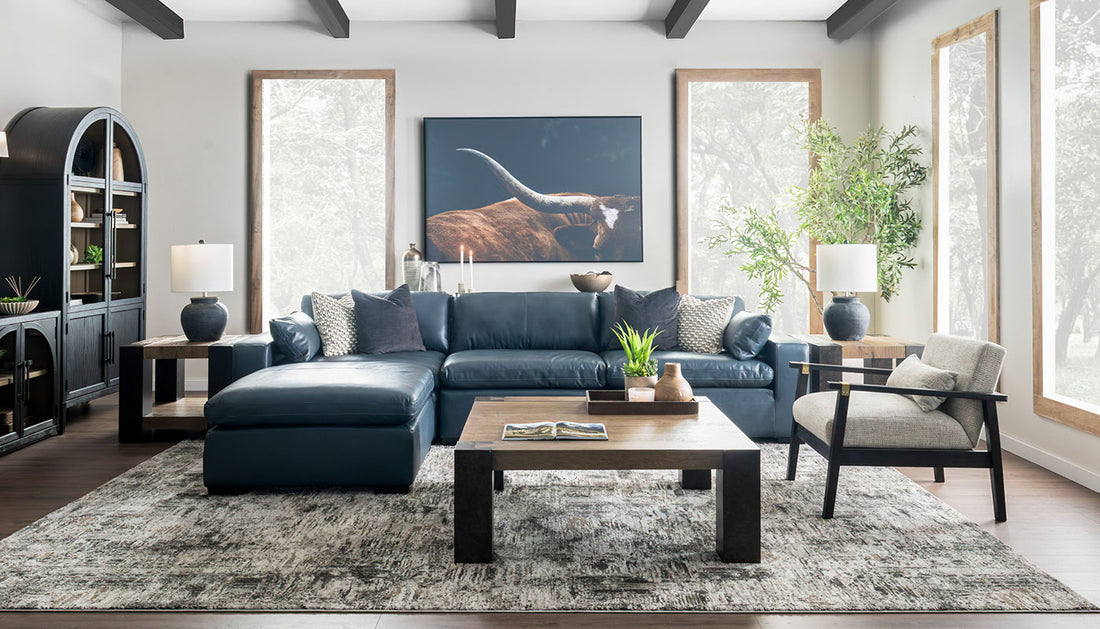 City Limits II Leather Super Sofa – Home Zone Furniture