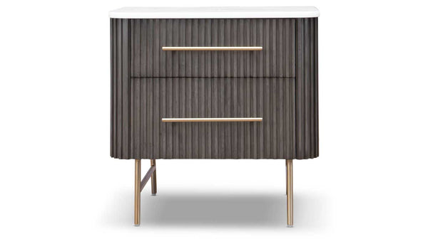 Finnely Two-Drawer Nightstand – Home Zone Furniture