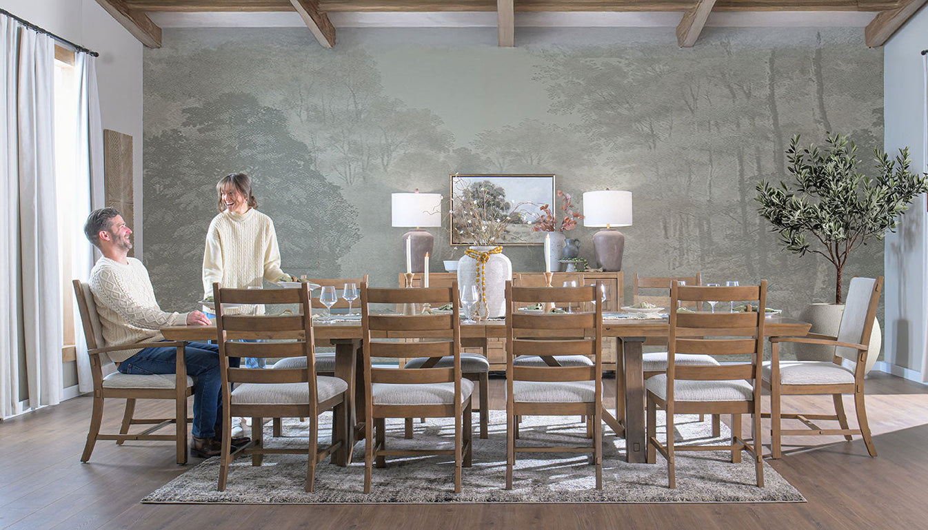Napa Valley Dining Height Table & Chairs – Home Zone Furniture