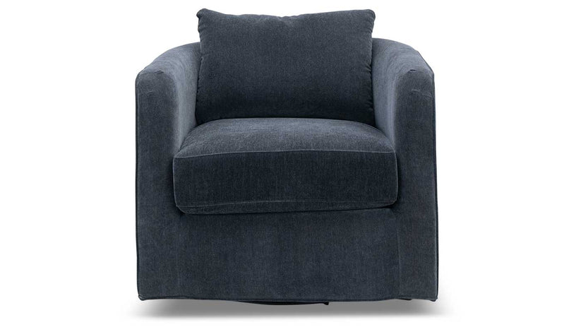 Remmy Club Swivel Armchair – Home Zone Furniture