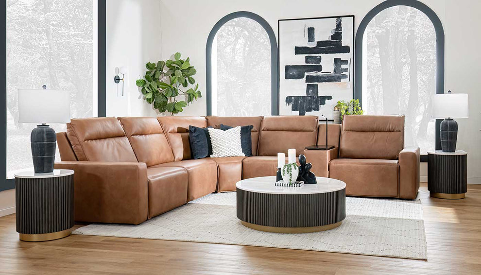 Rowland Reclining Sectional – Home Zone Furniture