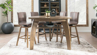 Triangle Bar Height Table & Chairs – Home Zone Furniture