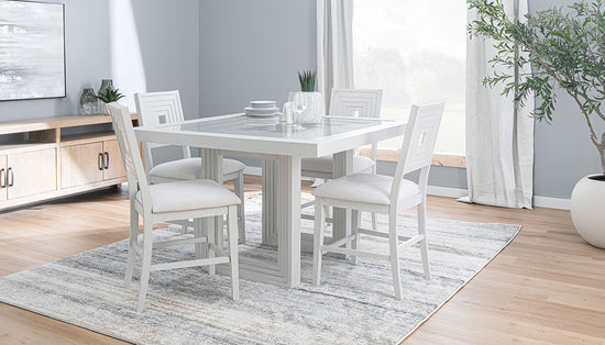 Vail Counter Height Table & Chairs – Home Zone Furniture